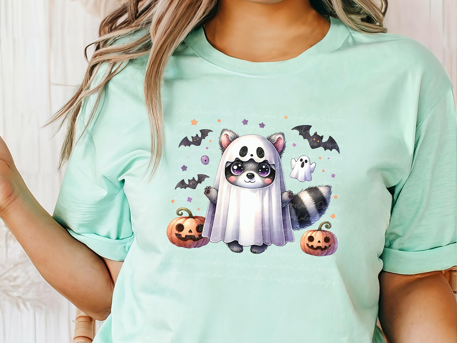 Halloween Raccoon PNG, Ghost, Raccoon Ghost, Cute Ghost, Cute but Feral ...