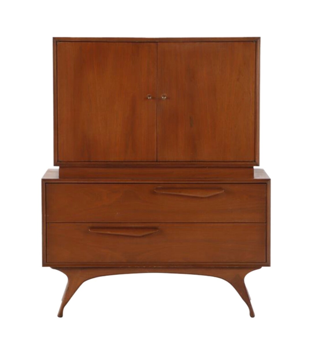 Vladimir Kagan Albert Parvin Mid Century Modern Highboy Dresser - Etsy