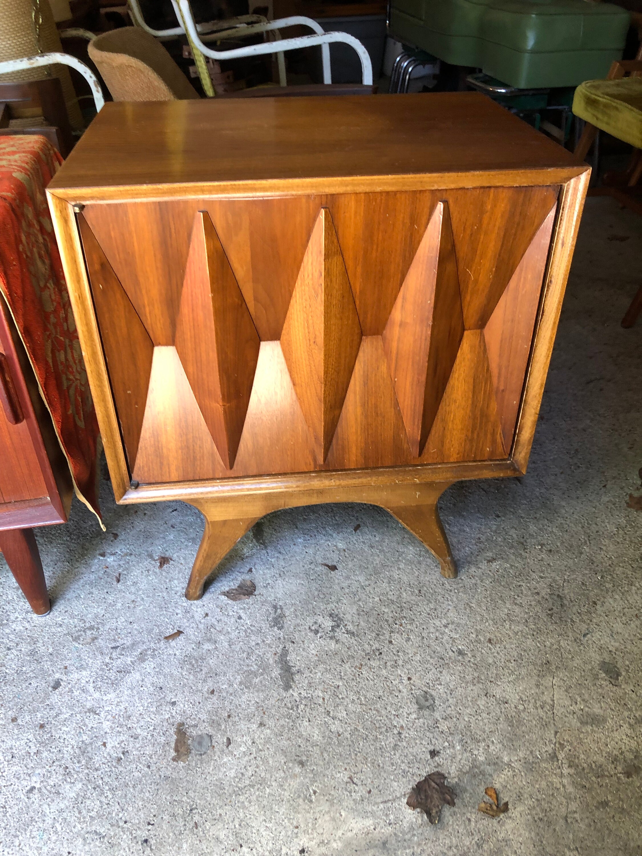 Pair of Albert Parvin Sculptural Mid Century Modern Nightstands - Etsy