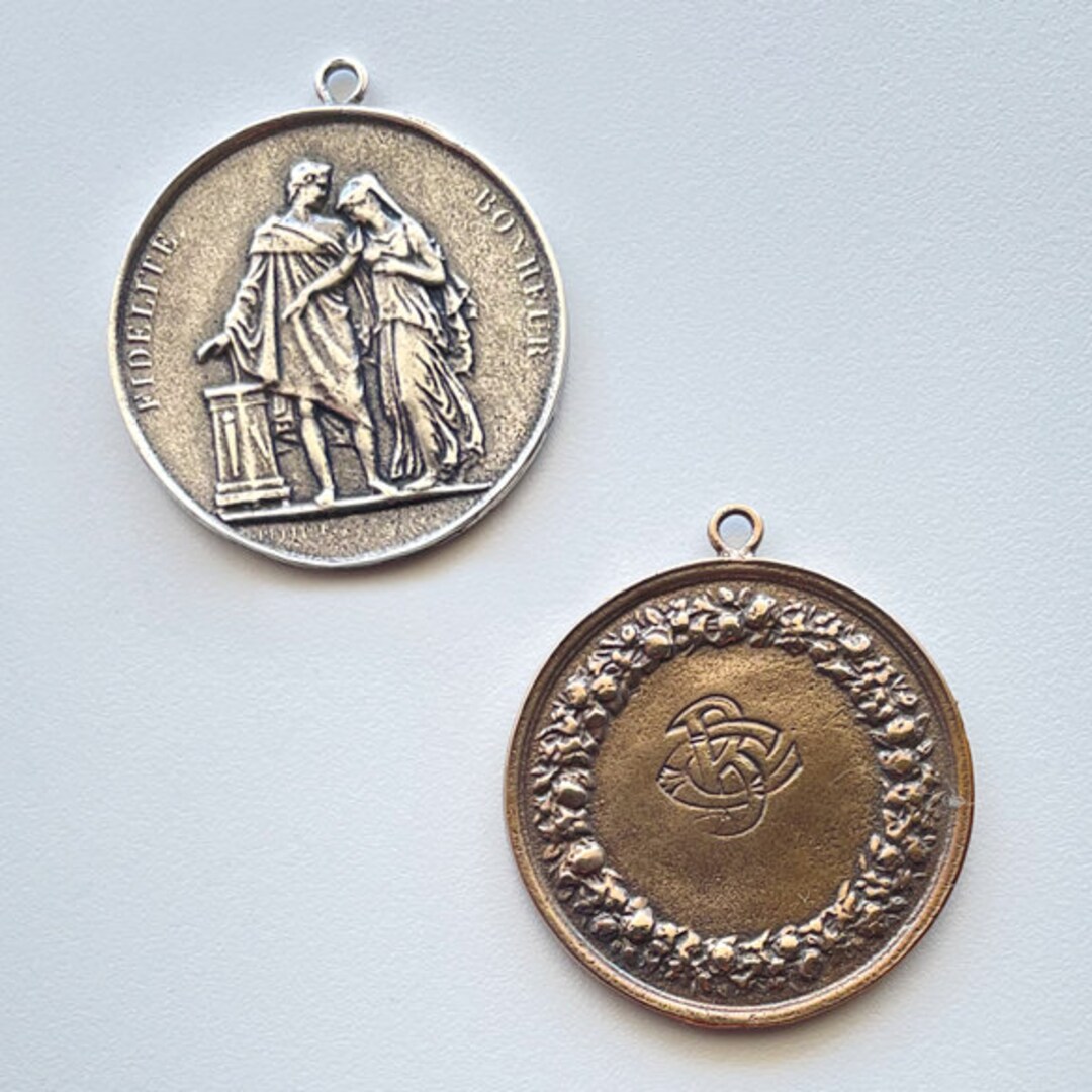 MEDAL, Marriage – Fidelity, 1-3/8” - Etsy