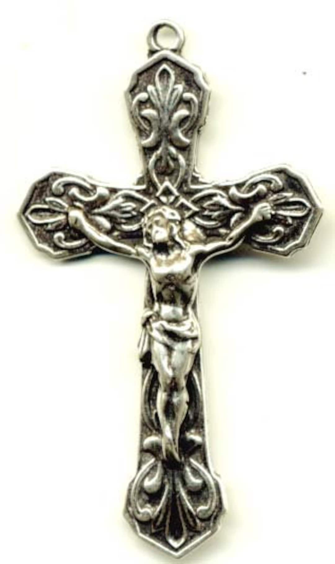 Crucifix, Delicate Pattern - Etsy