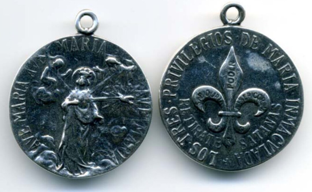 Medal - Step Back Satan - Etsy