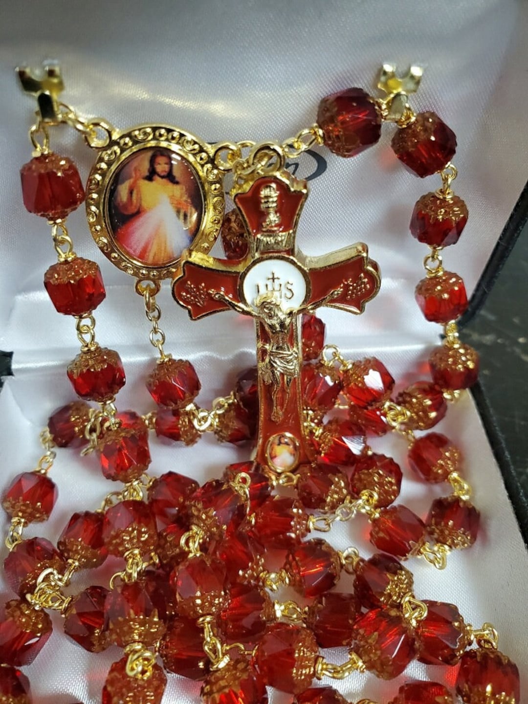 Divine Mercy Rosary - Etsy