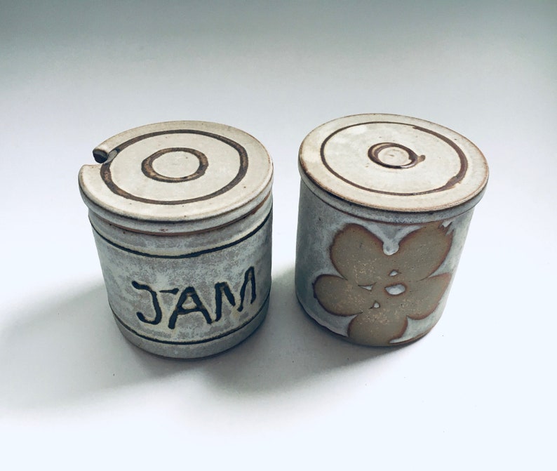 1970's Scottish Studio Pottery Set of Ceramic Containers by J.V ...
