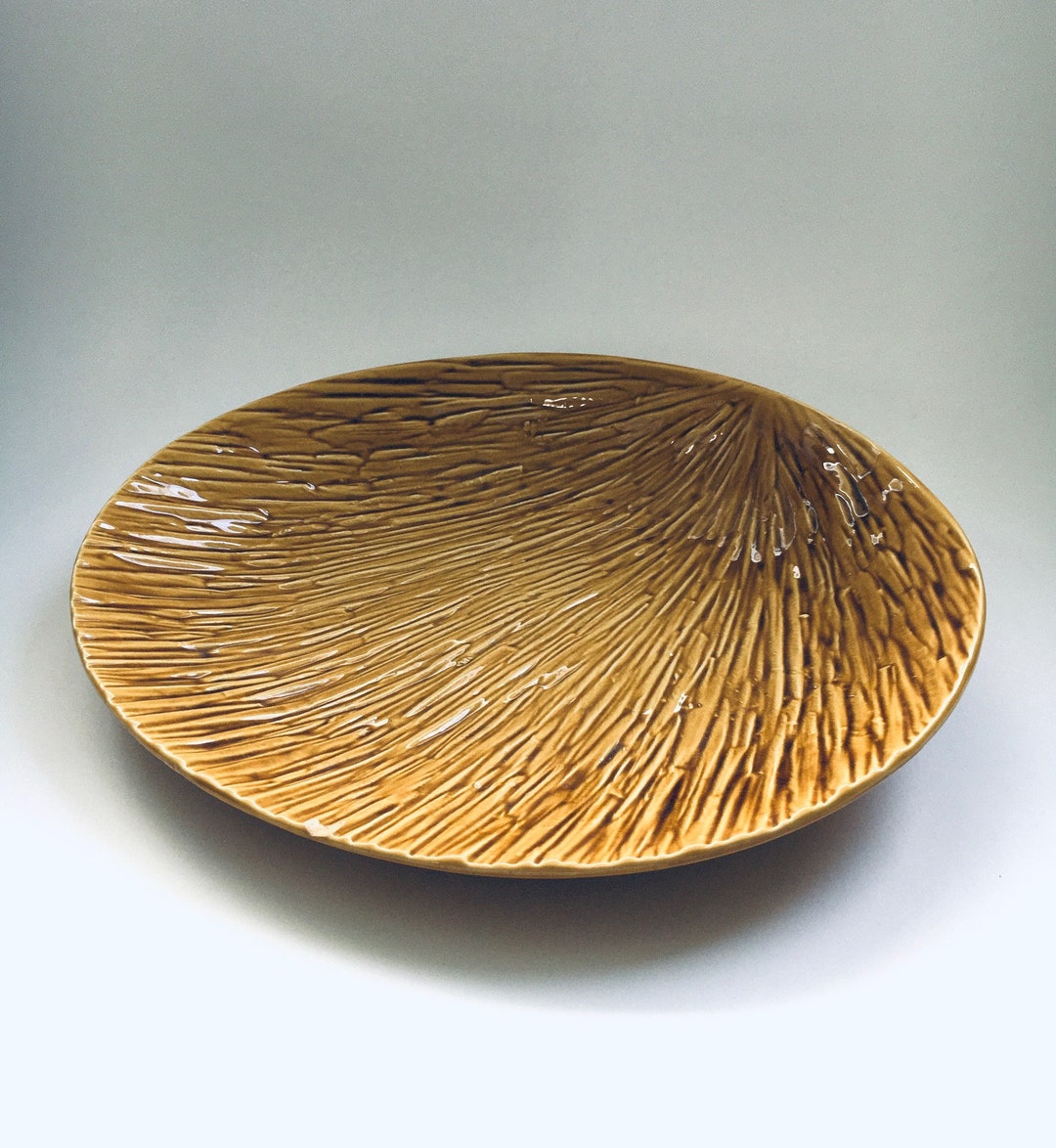 Vintage Ceramic Keralux Series Paille Decor Dish by Boch Freres ...