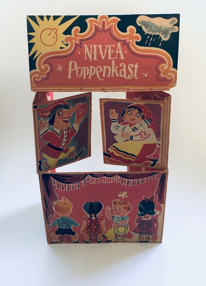 Vintage Advertising NIVEA Poppenkast Hansaplast Paper Kit, 1950's ...