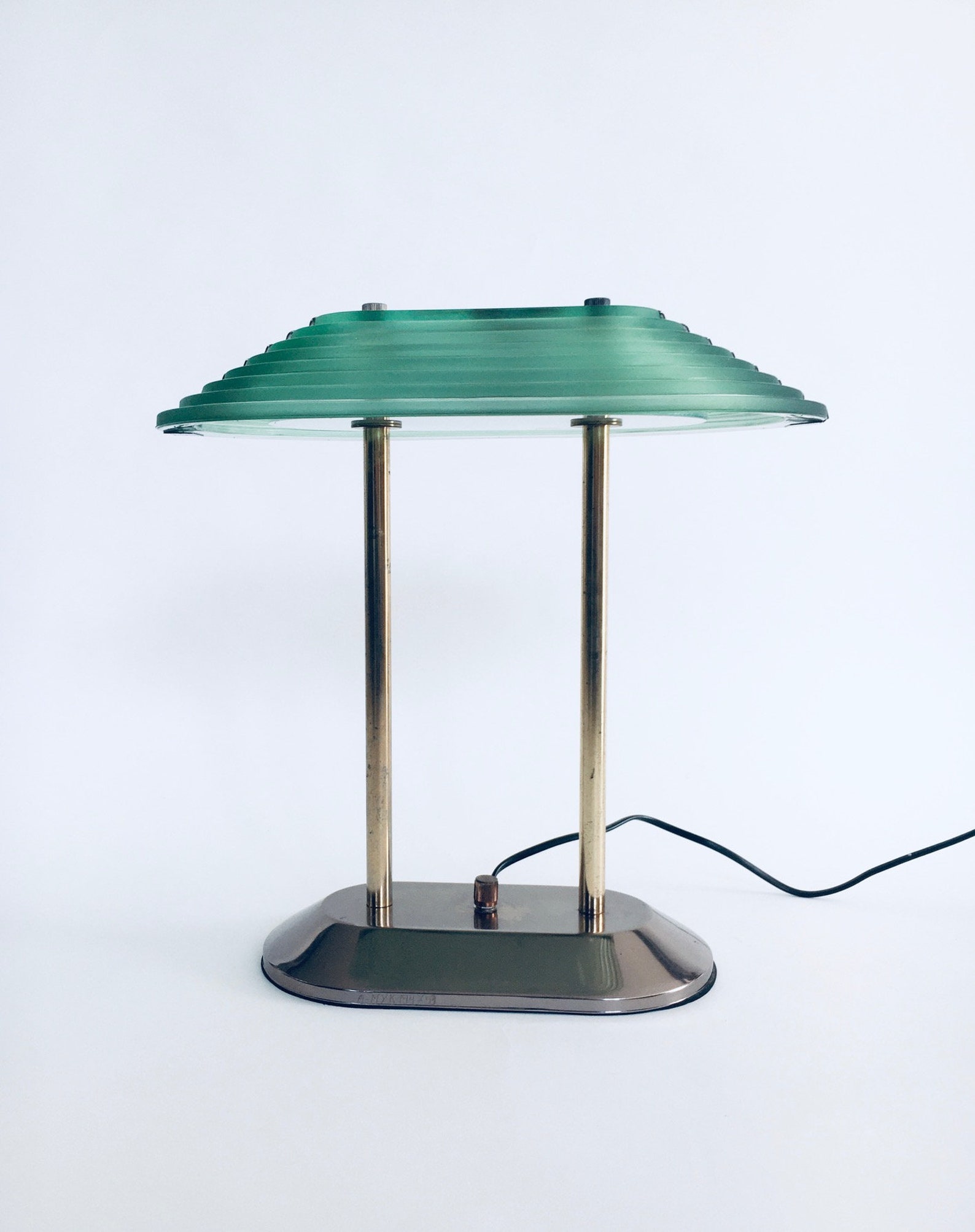 Memphis Style Era Architectural Design Glass Desk Lamp, 1980's - Etsy