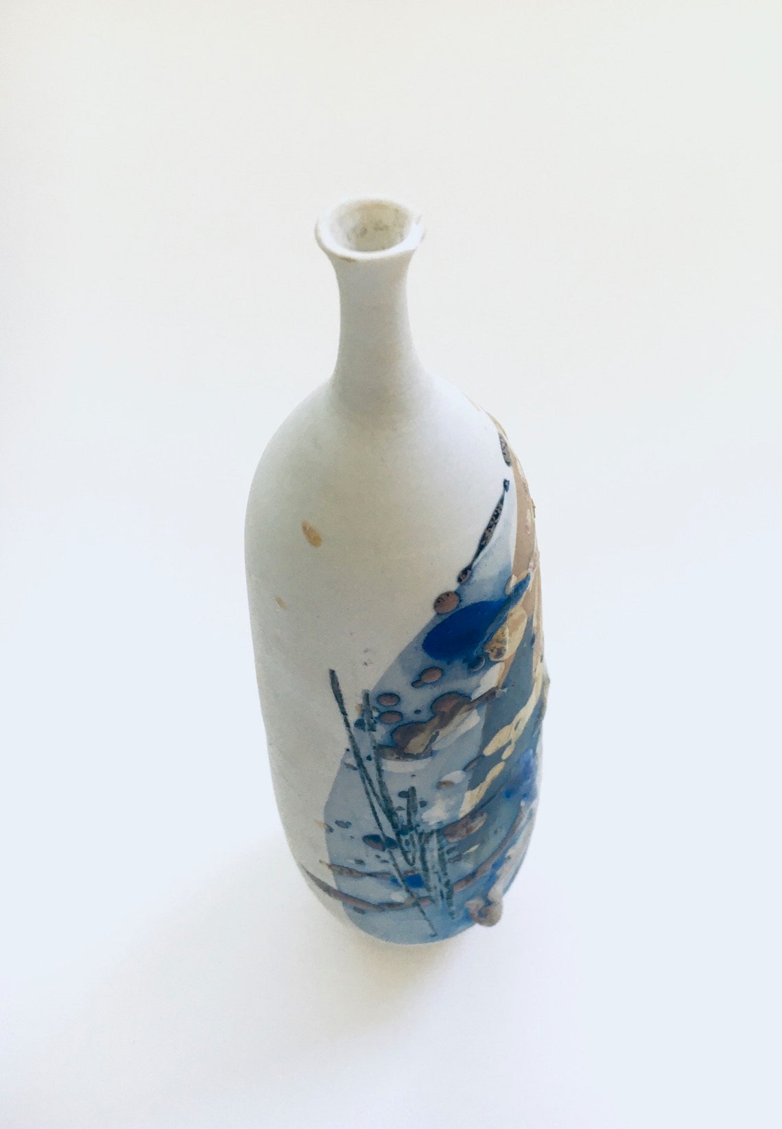 Modern Abstract Art Studio Pottery Vase Signed by Artist - Etsy