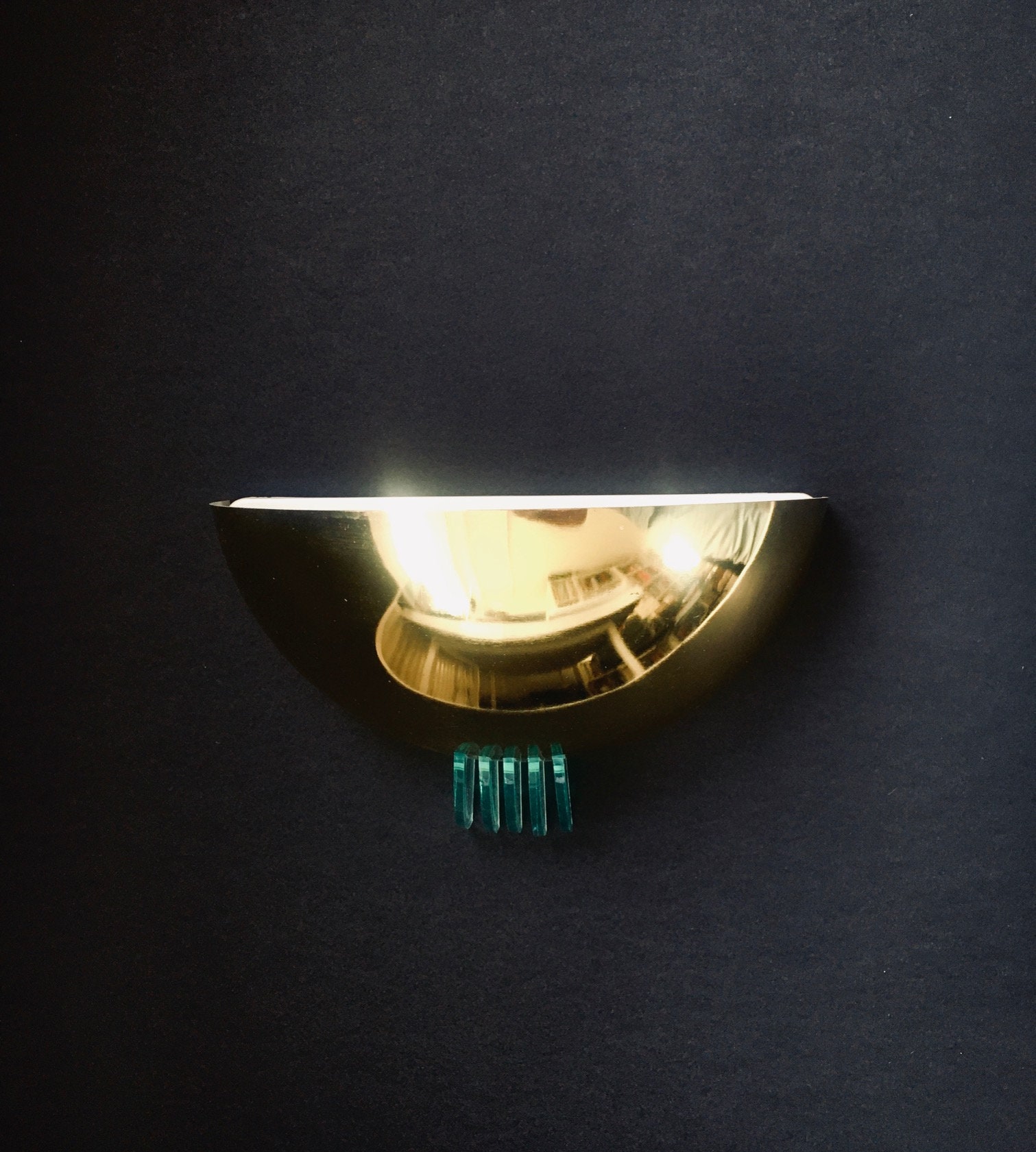 Modernist Design Half Moon Wall Lamp by Massive 1980's - Etsy