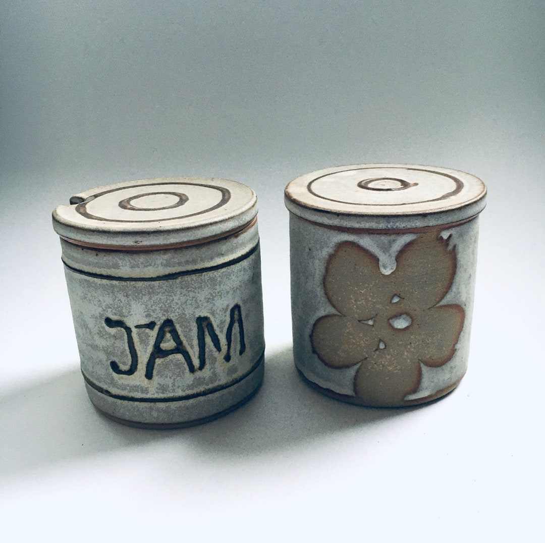 1970's Scottish Studio Pottery Set of Ceramic Containers by J.V ...