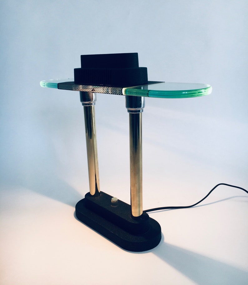 Memphis Style Architectural Design Desk Lamp, 1980's - Etsy