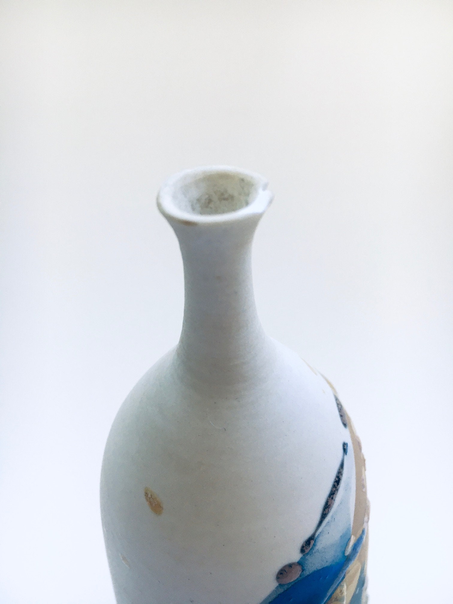 Modern Abstract Art Studio Pottery Vase Signed by Artist - Etsy