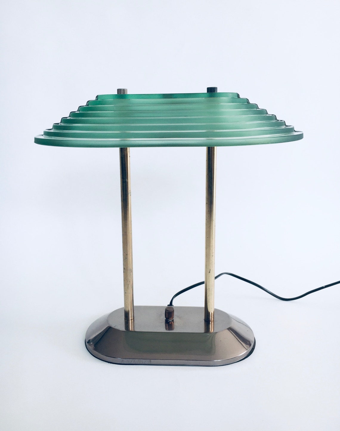 Memphis Style Era Architectural Design Glass Desk Lamp - Etsy