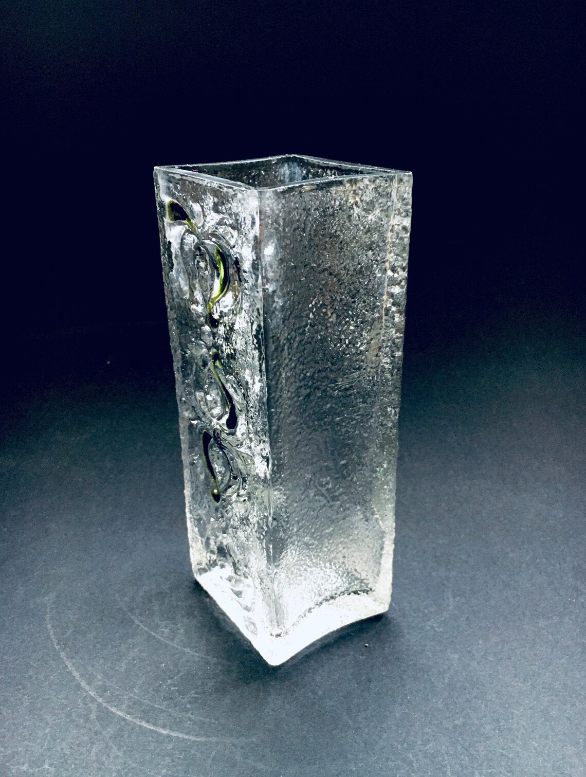 Vintage Original Walther Glass Structured Vase 1960's Germany - Etsy