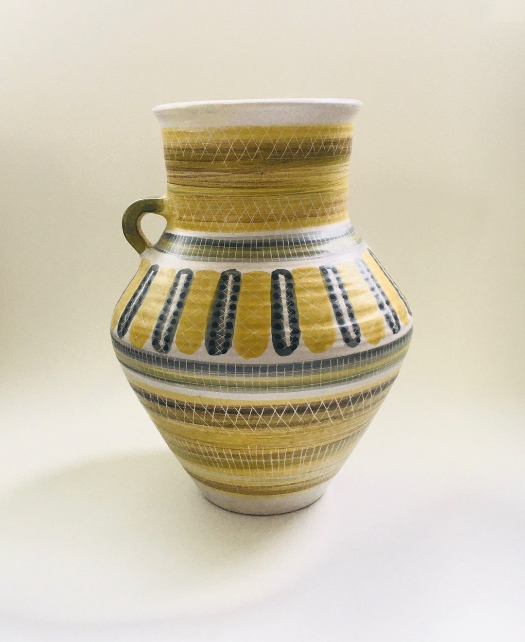 Rare Midcentury Art Pottery Studio Vase by Marcel Guillot, France 1950 ...