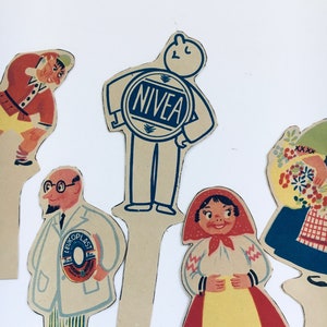 Vintage Advertising NIVEA Poppenkast Hansaplast Paper Kit, 1950's ...
