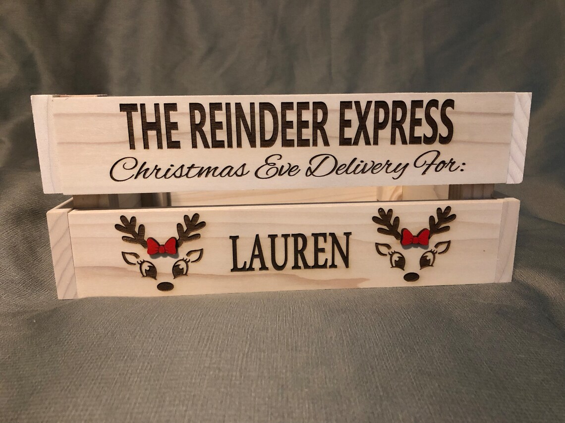 Reindeer Express Christmas Eve Box - Etsy