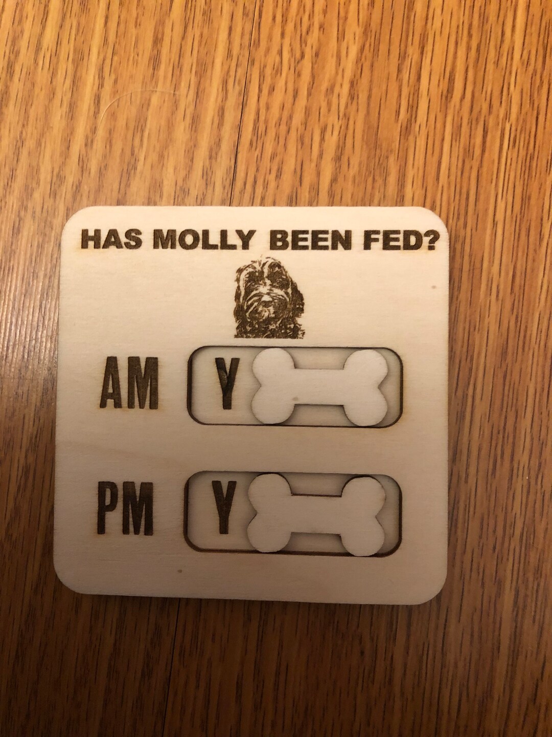 Personalized Pet Food Tracker: Magnetic Dog Feeding Reminder - Etsy