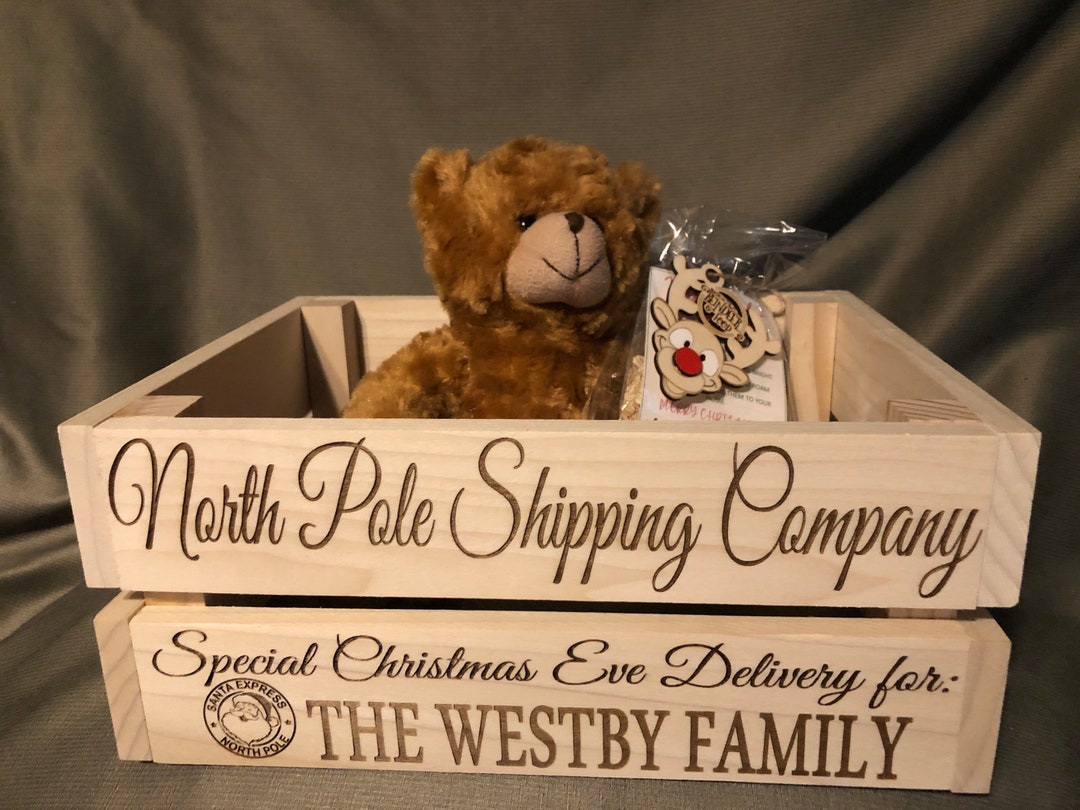 North Pole Shipping Company Christmas Eve Box - Etsy