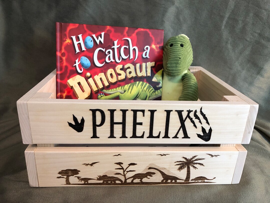 Dinosaur Personalized Laser Engraved Wooden Box - Etsy
