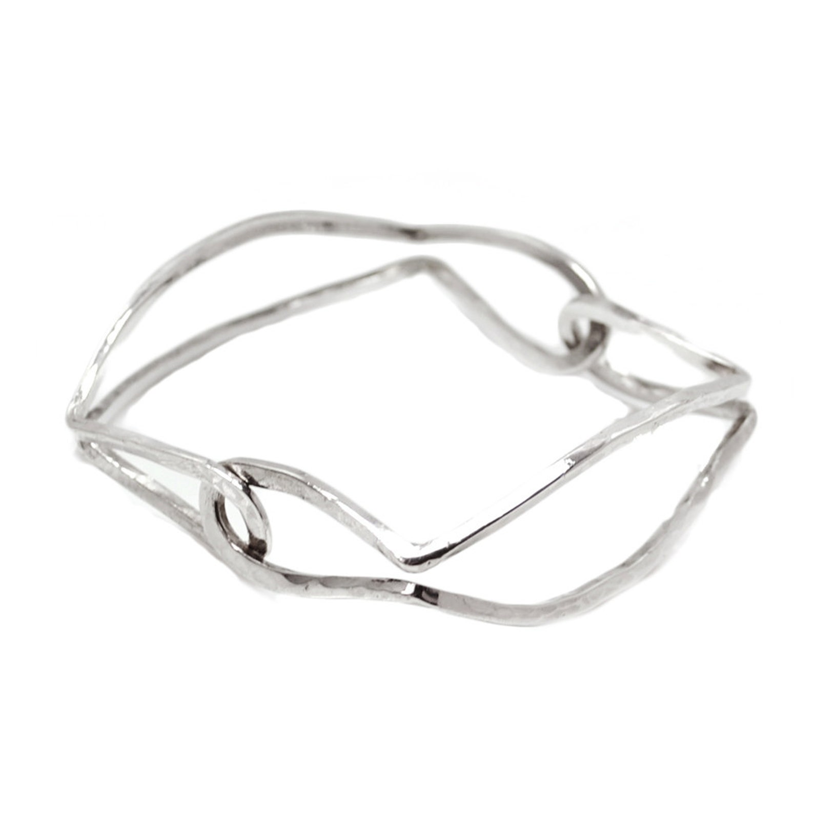 Square Shape Bangle Sterling Silver - Etsy