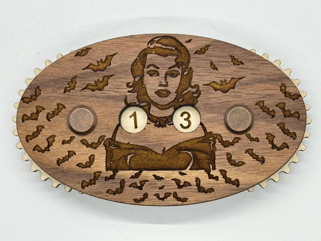 Bat Row Counter Wooden Knitting Crochet Counter Spooky Gothic Halloween ...