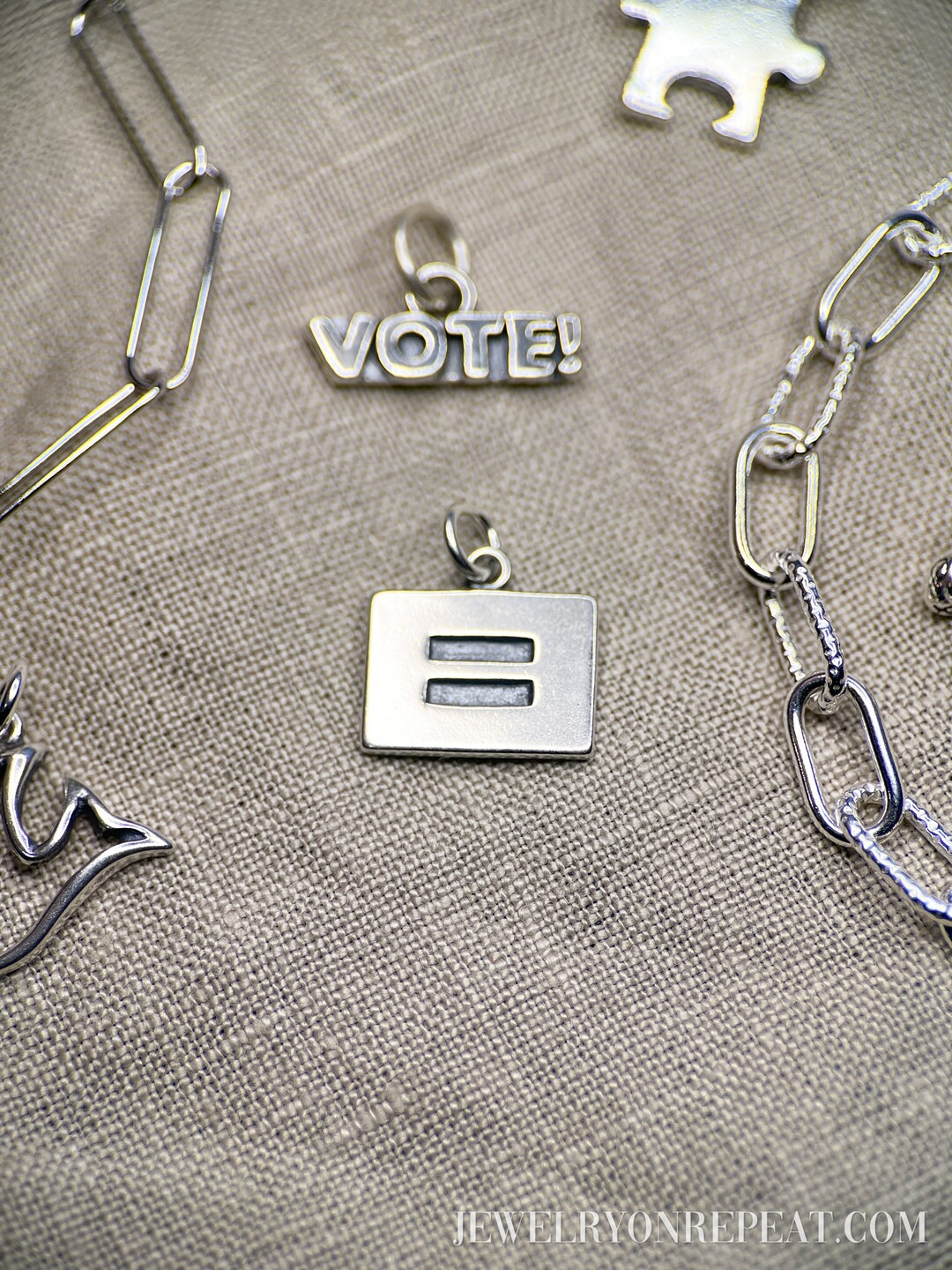 Equality Pendant in Solid Sterling Silver, Equal Rights and Awareness ...