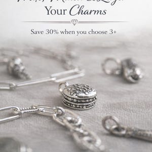 Sterling Silver Cooking Utensils Charm Pendant, Kitchen Themed ...