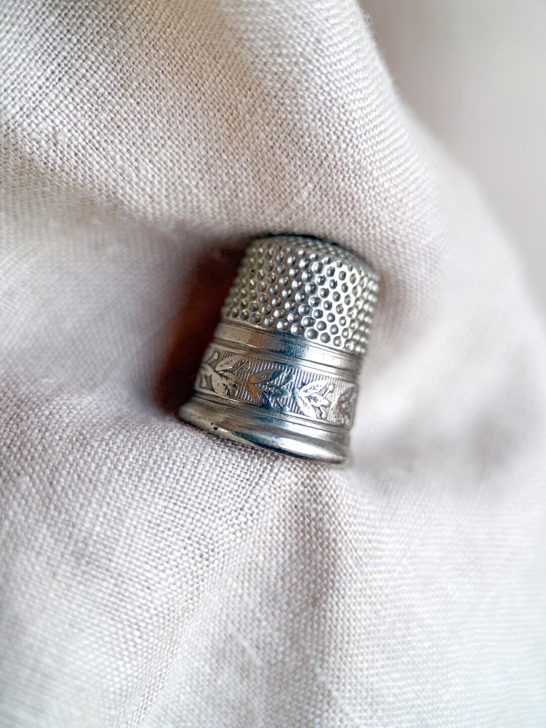 Vintage 1950s Thimble in Sterling Silver - Timeless Sustainability ...