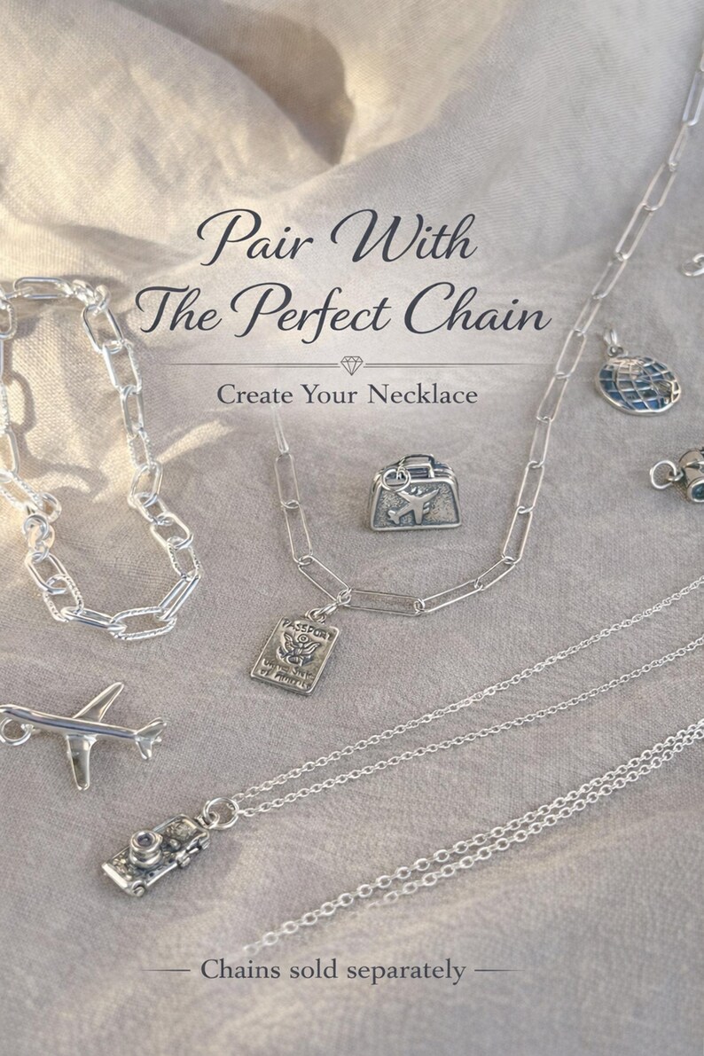Sterling Silver Cooking Utensils Charm Pendant, Kitchen Themed ...