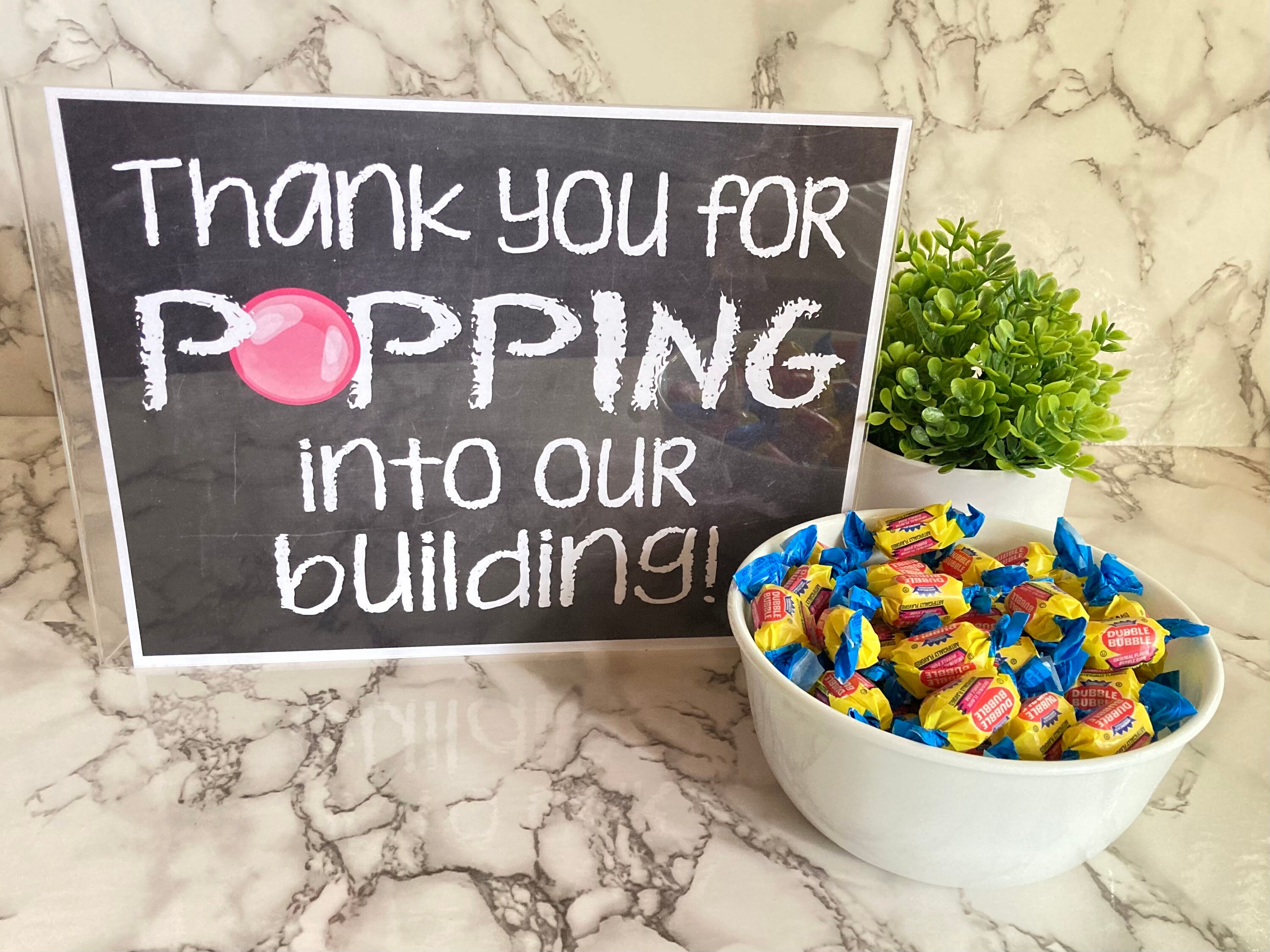 Thank You for Popping Into My Office 8.5x11 DIGITAL Print - Etsy