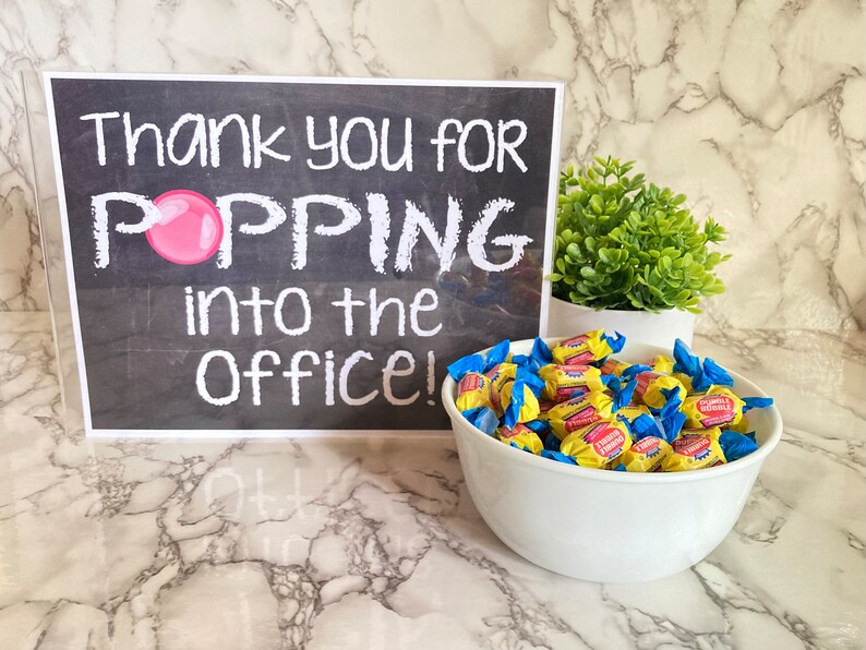 Thank You for Popping Into My Office 8.5"x11" DIGITAL Print - Etsy