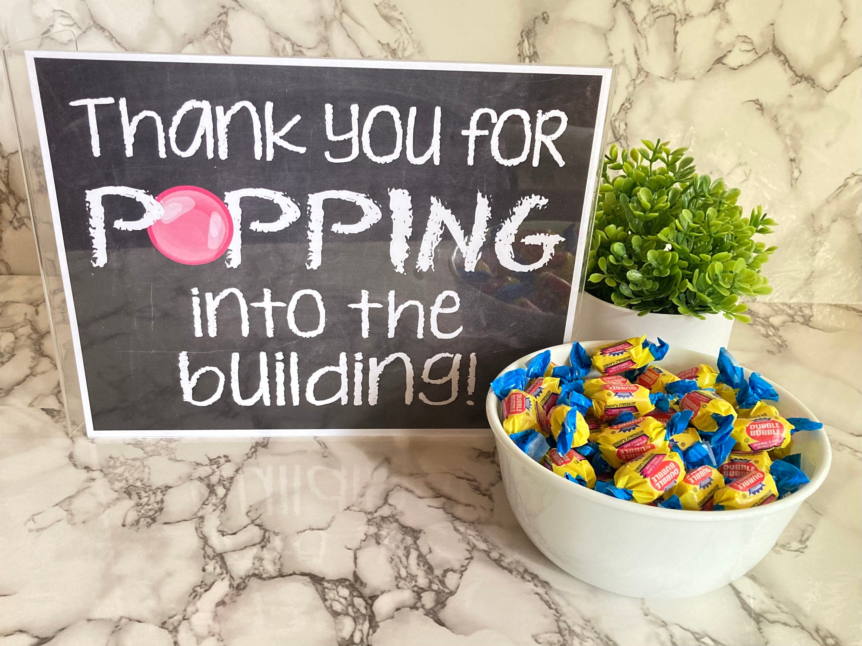 Thank You for Popping Into My Office 8.5"x11" DIGITAL Print - Etsy