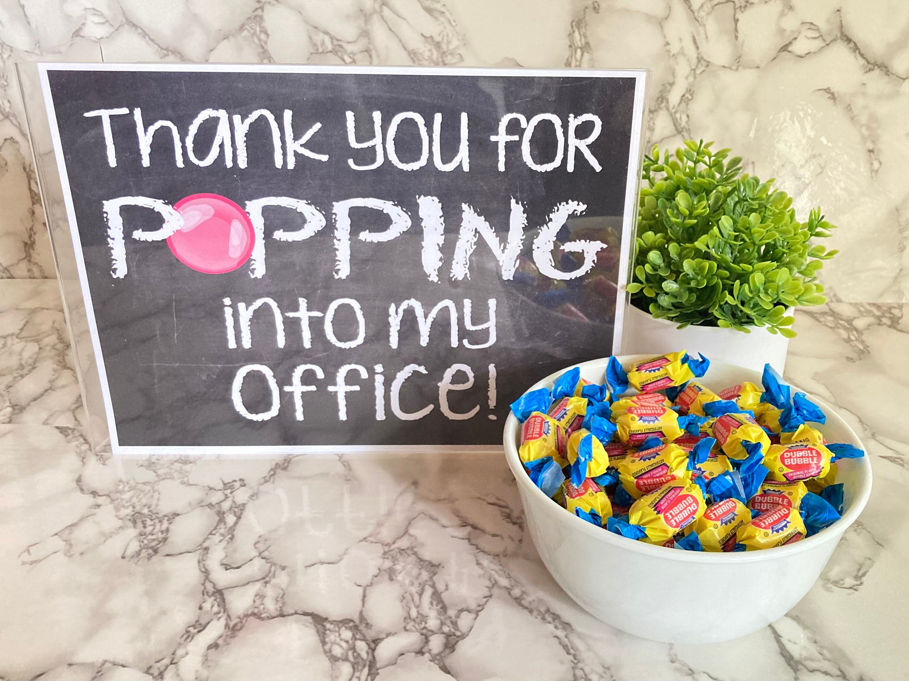 Thank You for Popping Into My Office 8.5"x11" DIGITAL Print - Etsy