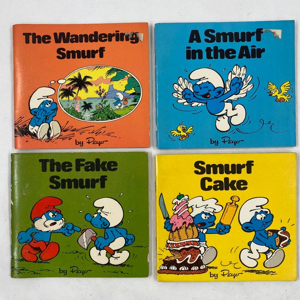 Smurf Book - Etsy