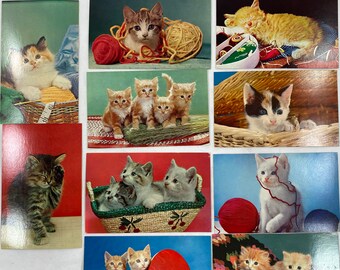 Vintage Cat Postcard - Etsy