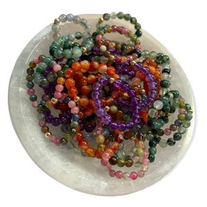 Crystal Worry Stone Ring Stress Relief Ring - Etsy
