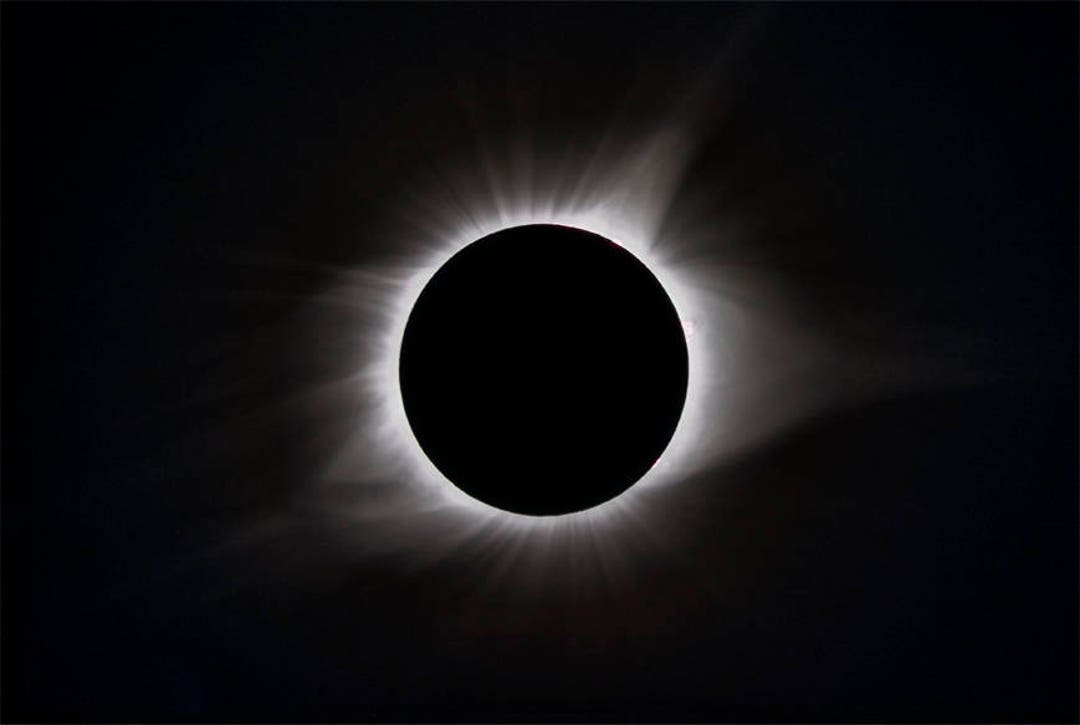 Total Solar Eclipse Photo, Color Photograph, Black and White, Fine ...