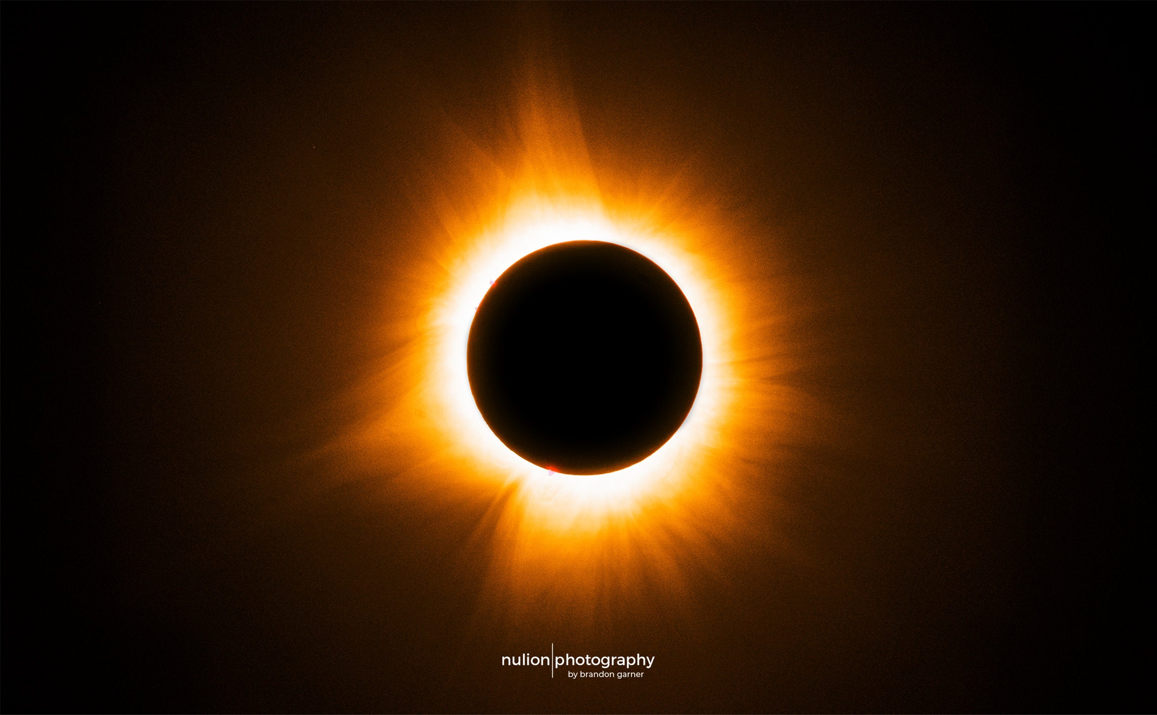 Total Solar Eclipse Photo, Color Photograph, Black and Orange, Fine ...