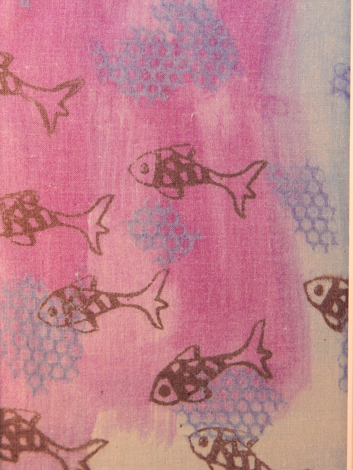 Fish Textile Art Nautical Nursery Decor A4 - Etsy