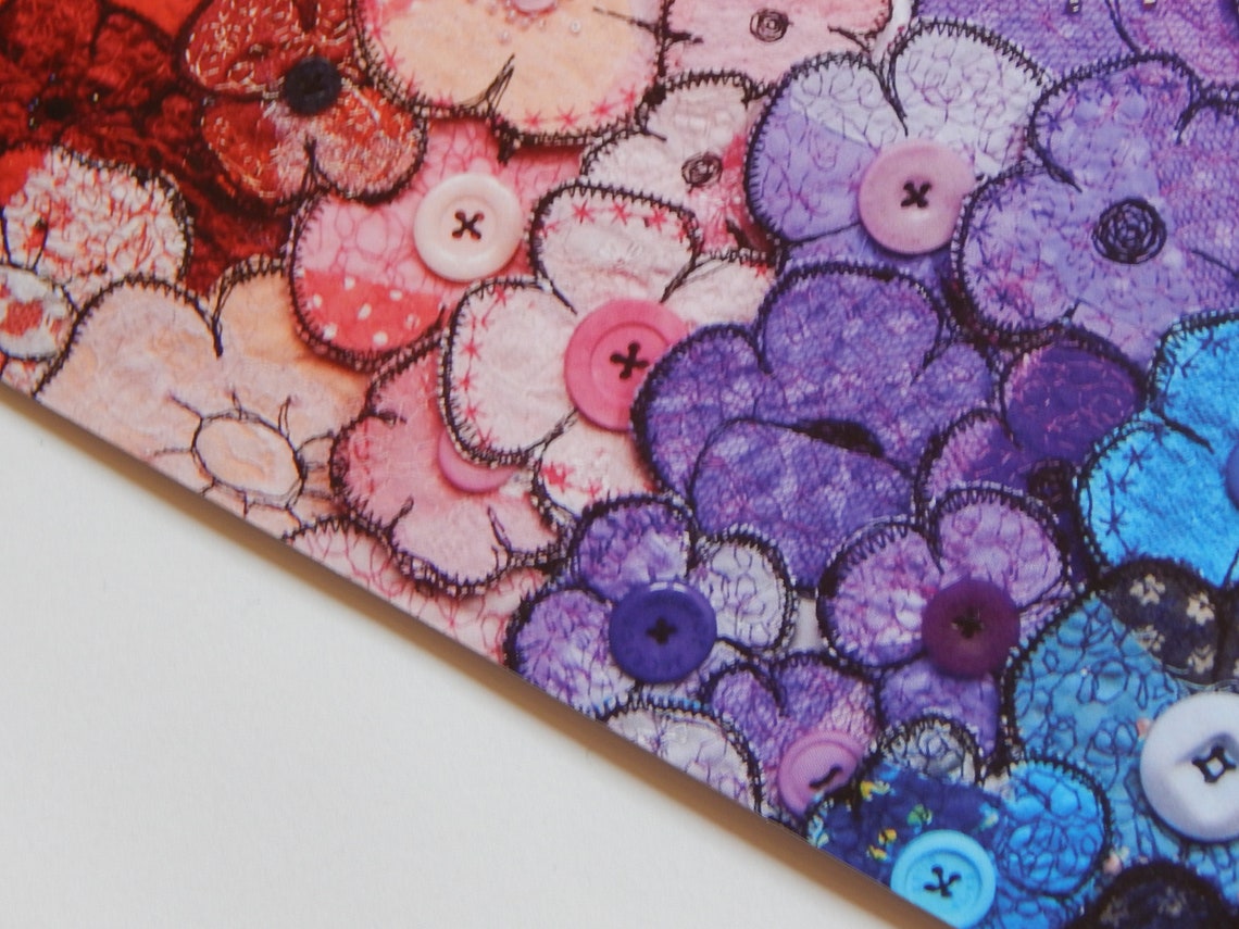 A3 A4 Rainbow Flower Print Floral Wall Decor Botanical Art - Etsy UK