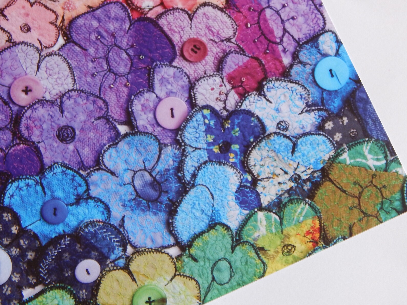 A3 A4 Rainbow Flower Print Floral Wall Decor Botanical Art - Etsy UK