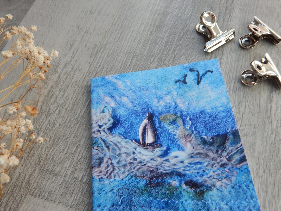 A6 Rough Sea Seaside Notebook, Seascape Lined Journal, Bullett Journal ...