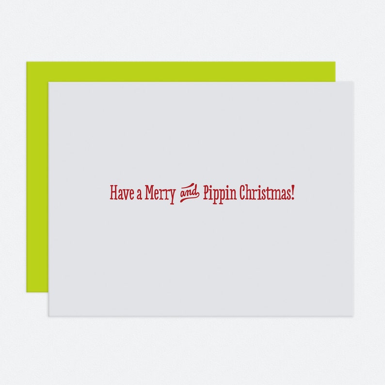 Merry & Pippin - Christmas Card - Etsy