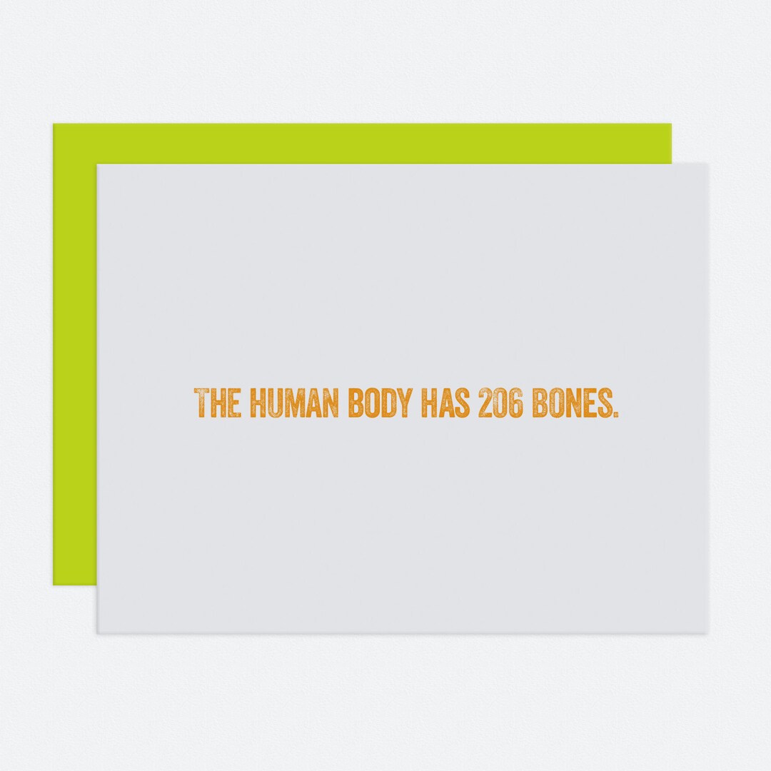 207 Bones - I Like You Card - Etsy