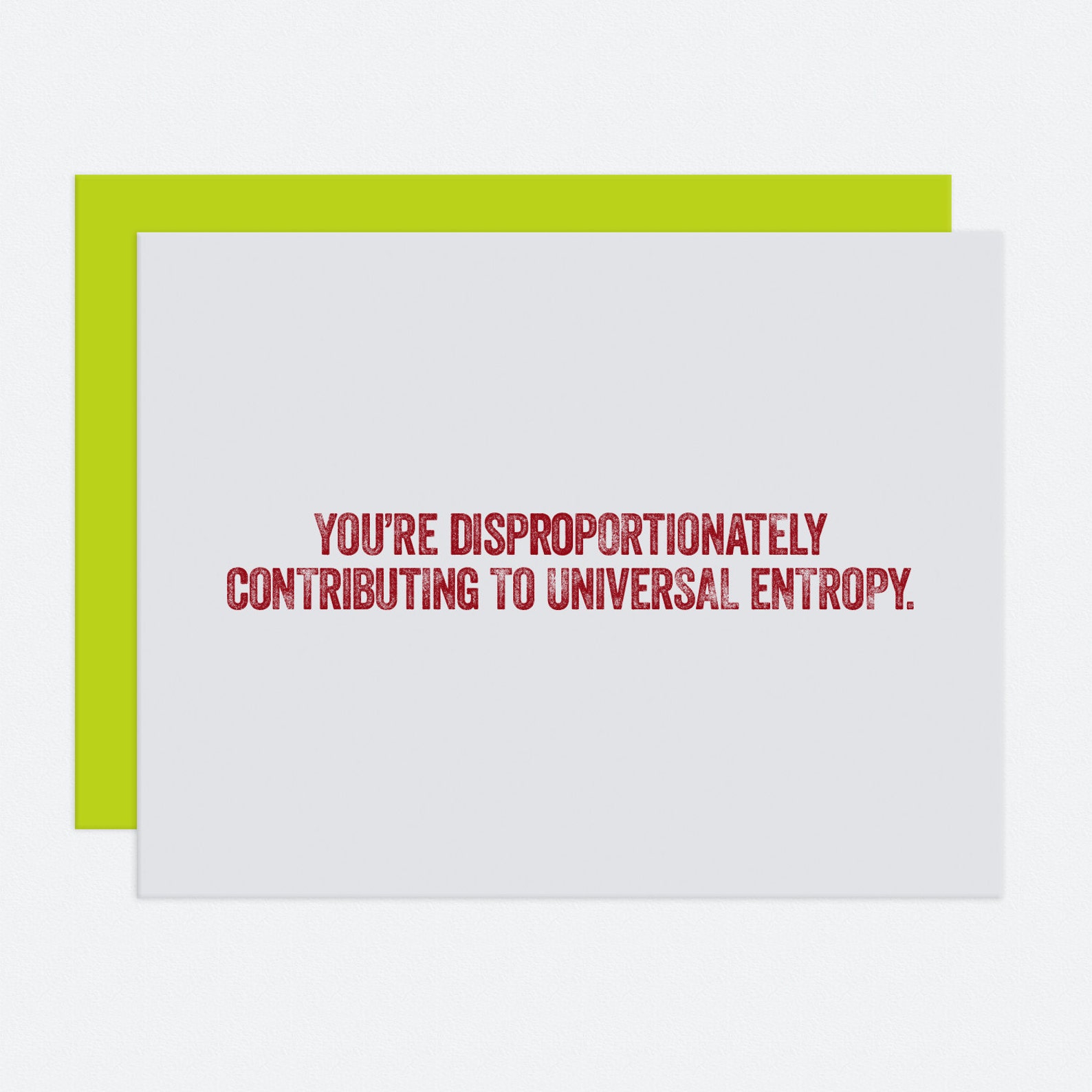 Entropy - I Like You Card - Etsy