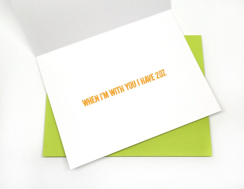 207 Bones - I Like You Card - Etsy