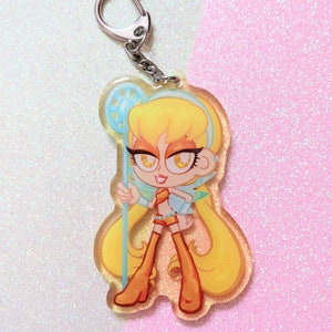 Winx Club Glitter Acrylic Keychains - Etsy