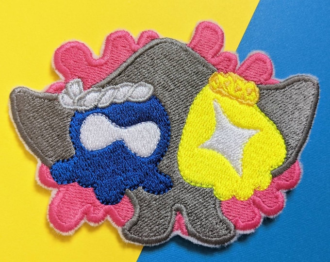 Deep Cut Iron-on Patch Splatoon 3 Idols Splatfest Embroidered Patch ...
