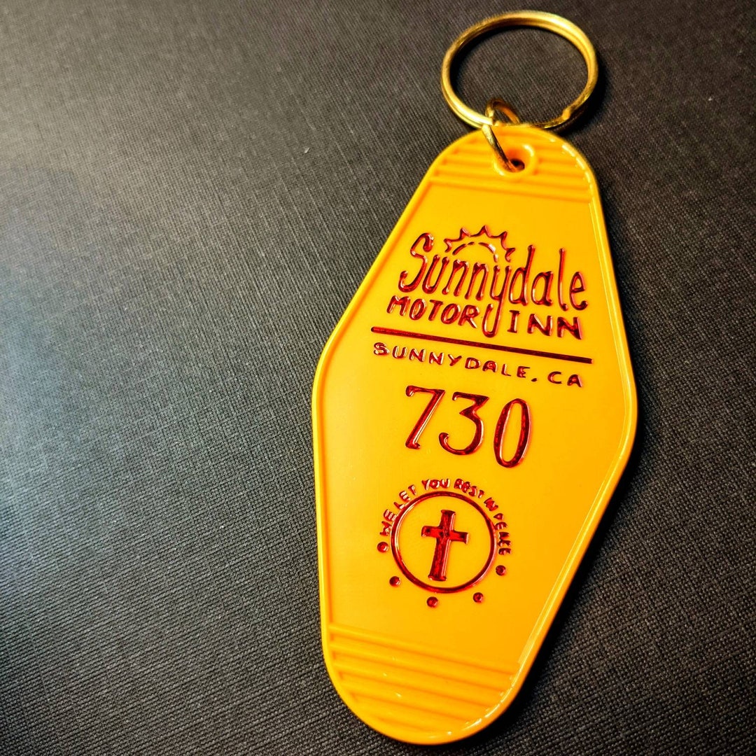 Sunnydale Motor Inn | Buffy the Vampire Slayer Inspired Hotel Keychain ...